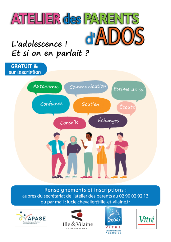 Ateliers parents-ados | Ville de Vitré